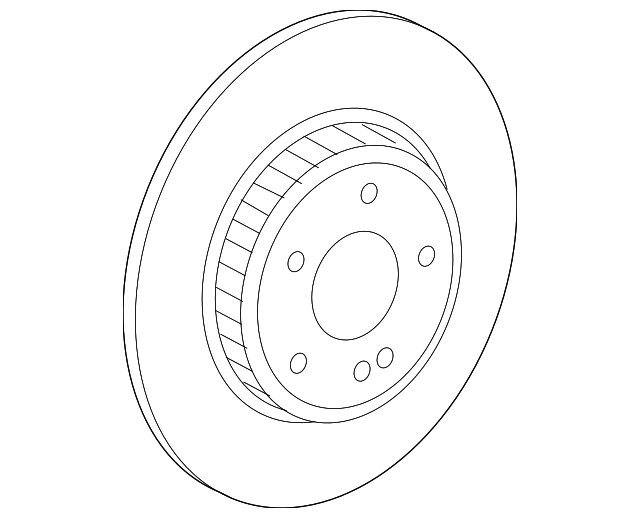 2017-2021 Mercedes-Benz Disc Brake Rotor 000-423-05-12 | MB OEM Parts
