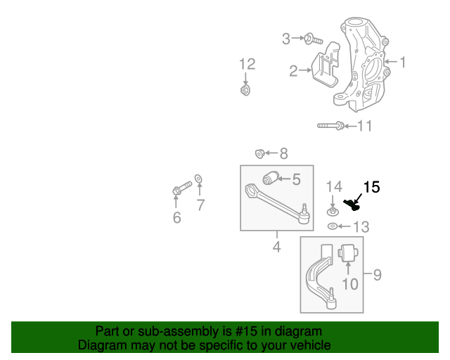 2018-2021 Kia Lower Control Arm Cotter Pin 54566-3M000 | TascaParts.com