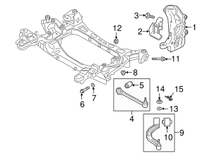 2018-2021 Kia Lower Control Arm Cotter Pin 54566-3M000 | TascaParts.com