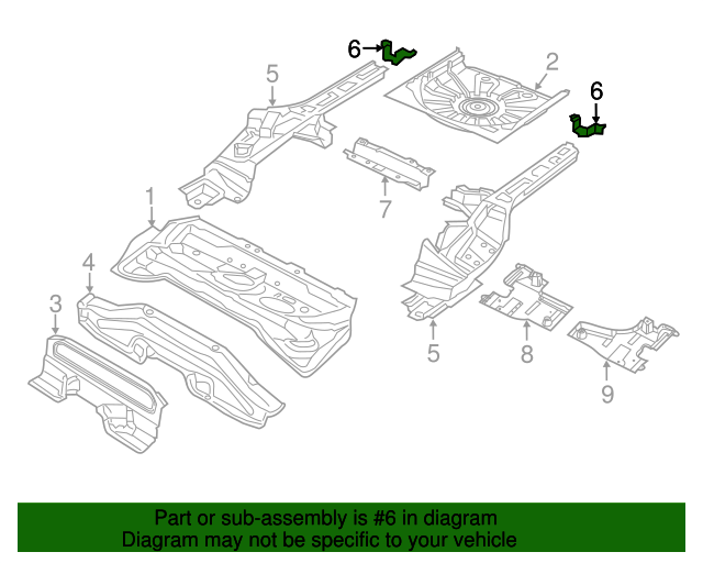 2015-2023 Mopar Inner Bracket 68246111AA | Mopar Parts Canada