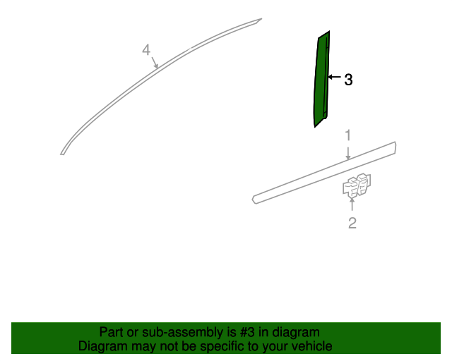 251-690-13-89 - Applique 2006-2012 Mercedes-Benz | Mercedes-Benz USA Parts