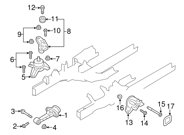 2014-2015 Hyundai Tucson Front Mount 21810-2S700 | OEM Parts Online