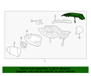 2022-2024 Hyundai Tucson Mirror Cover 87616-N9010 | OEM Parts Online