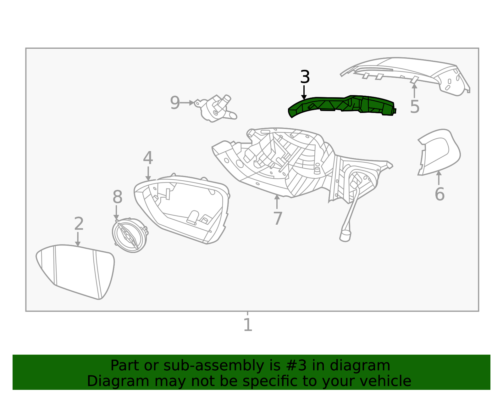 2022-2024 Hyundai Tucson Signal Lamp 87624-N9000 | OEM Parts Online