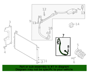 2020-2023 Hyundai Sonata Discharge Hose 97762-L0000 | QuirkParts