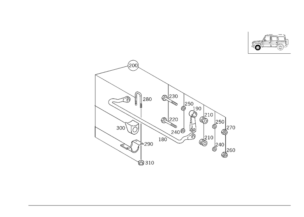 461-320-00-44 - Parts Kit, Decoupl Elem 2003-2009 Mercedes-Benz G55 AMG ...