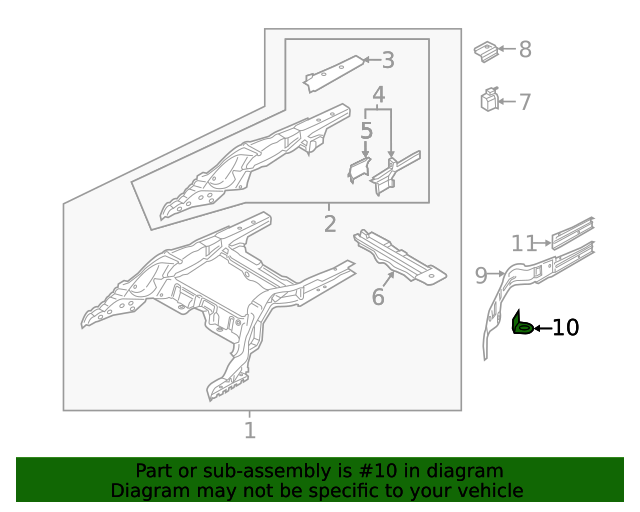 41-00-7-413-083 - Lower Cross-Member Holder - 2018-2024 BMW | BMWPartsHub