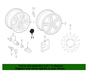 8W0601170A - 2017-2023 Audi Wheel Center Hub Cap Black - European OEM ...
