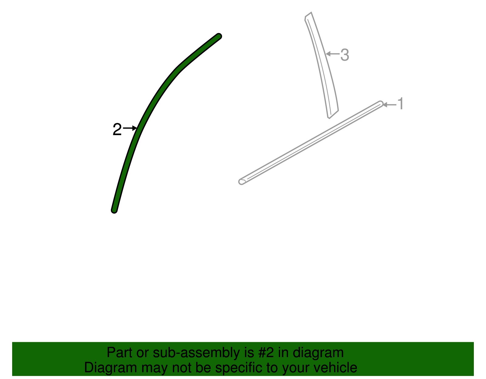 2018-2022 Hyundai Accent Black Out Tape 86372-J0010 | QuirkParts