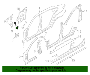 2010-2017 BMW Lower Bracket 41-35-7-238-617 | OEM Parts Online