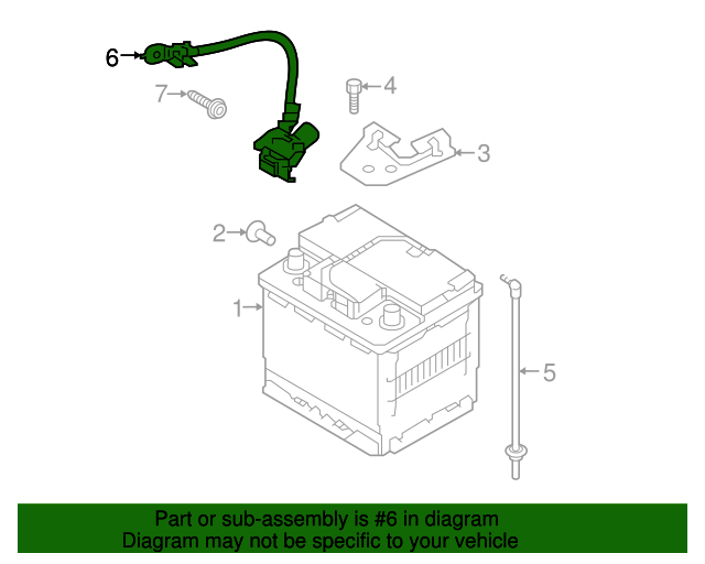 37180-G5000 - Battery Current Sensor 2017-2022 Kia Niro | Kia.Parts Store