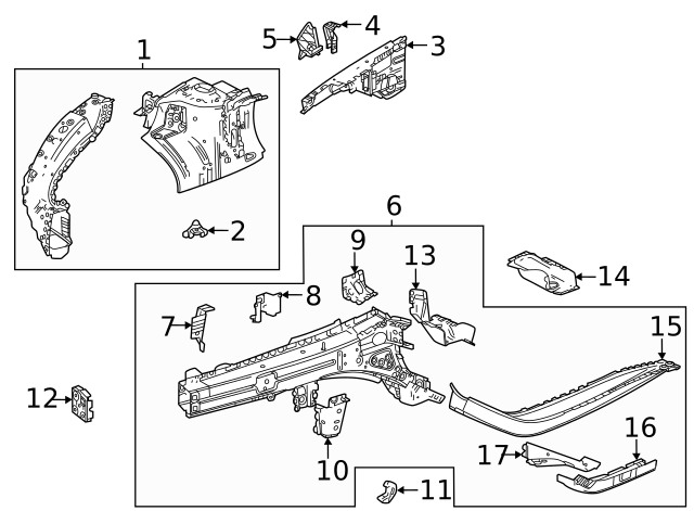 2020-2023 Buick Encore GX Driver Side Body Side Front Fender Upper ...