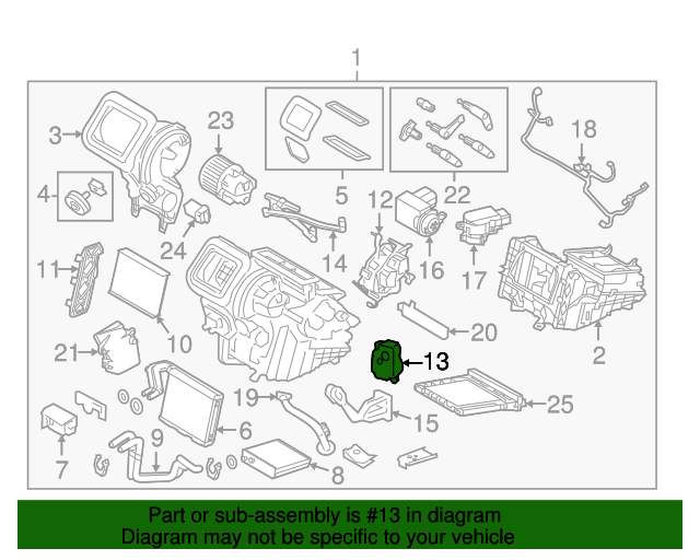 Genuine OEM Adjust Motor Part# LR066927 Fits 2016-2018 Land Rover: Up ...