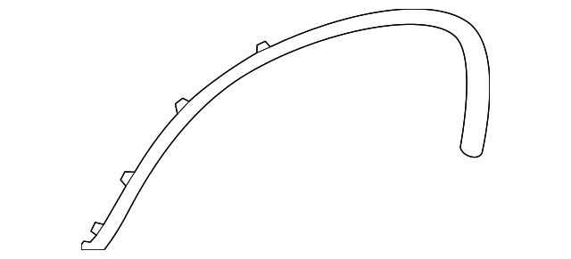 51777332337 - 2016-2021 BMW X1 Wheel Flare (51-77-7-332-337) | BMW of ...