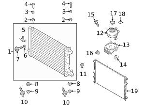 2019-2023 Porsche Cayenne Expansion Tank PAB-121-407-A | Sunset Porsche ...
