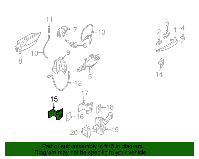 Genuine BMW 41-00-2-993-108 | Upper Hinge | FREE Shipping on Most ...