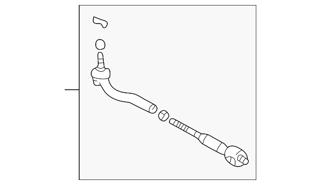 45460-59015 - Outer Tie Rod - 1990-2010 Lexus | My L Parts