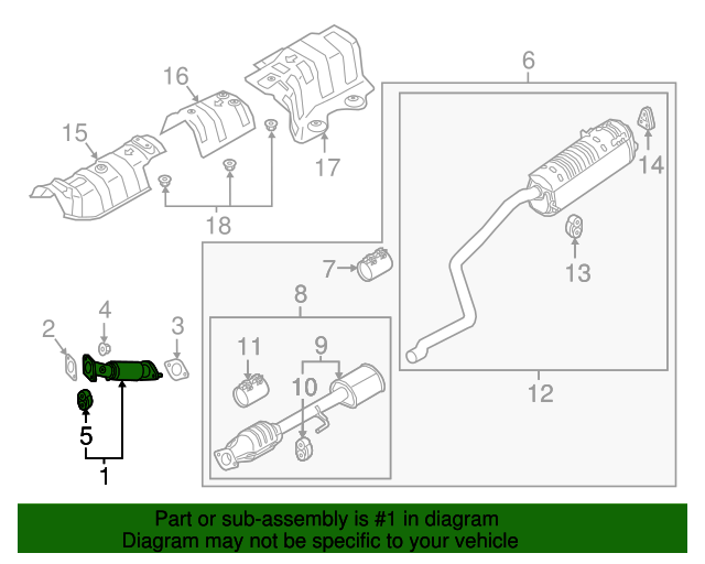 2018-2019 Hyundai Accent Front Pipe 28610-J0200 | OEM Parts Online