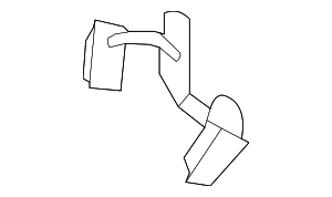 204-490-14-37 - Muffler & Pipe Mount Bracket 2010-2015 Mercedes-Benz ...