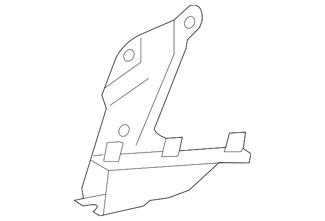 2012-2018 Audi Front Bracket 4G8-821-136-D | Genuine Audi Parts