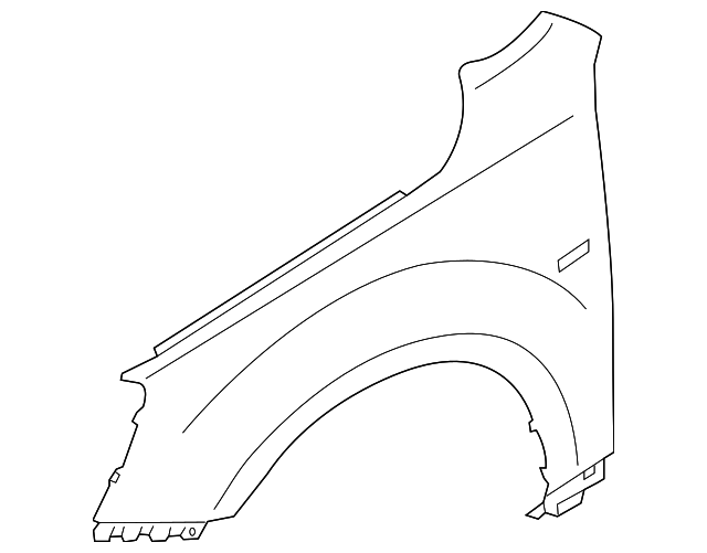 2014-2016 Kia Cadenza Fender 66321-3R100 | OEM Parts Online