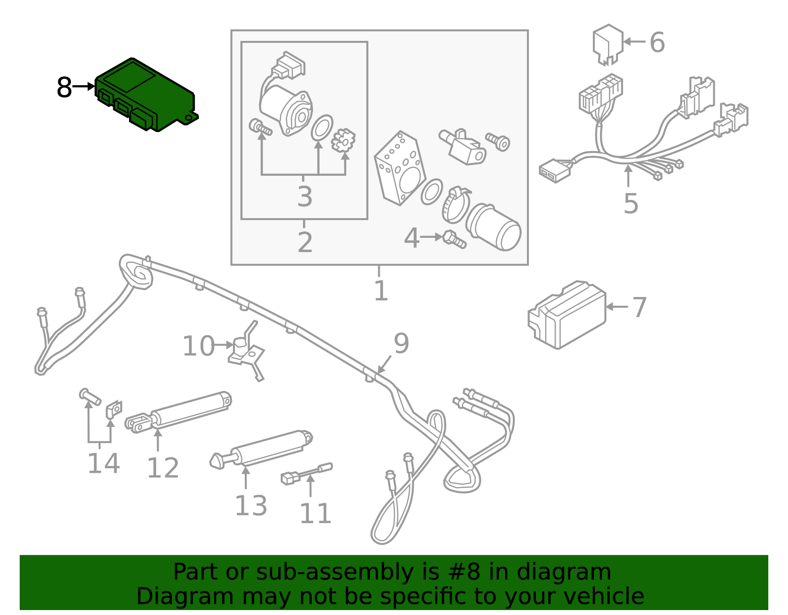 2018-2024 Audi Control Module 8W7-959-255-A | Audi USA Parts
