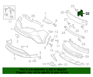 57014-0W030 - Upper Bracket - 2018-2022 Toyota C-HR | OEM Genuine ...