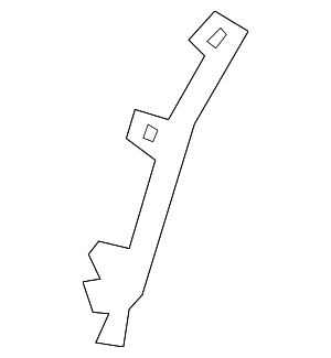 2018-2022 Toyota C-HR Bumper Cover Bracket 52145-10060 ...