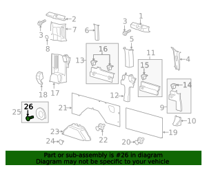 Genuine OEM Ford Part - Access Cover Retainer W715951-S300 | Genuine ...