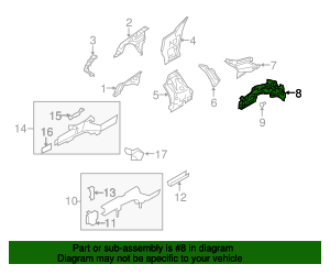 2007-2017 Infiniti Lower Cover 64895-1NC1A | Faulkner Infiniti of ...