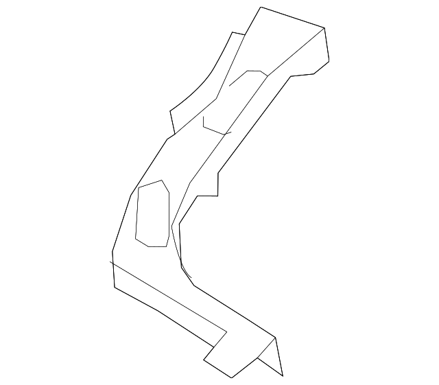 2008-2015 Infiniti Radiator Support Panel Reinforcement 62521-JJ50A ...