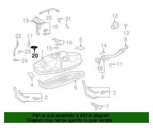 2330062010 - Fuel Filter 1995-2004 Toyota Tacoma | AutoNationParts.com