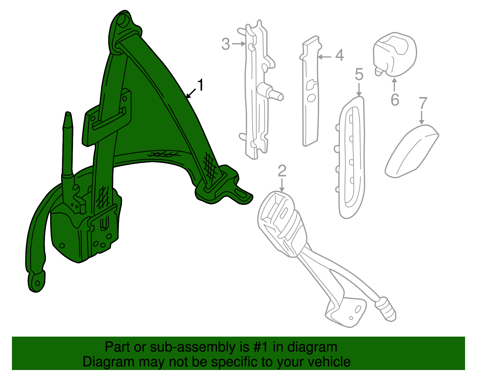 HNF7010AAAEK - Retractor Assembly 1998-2003 Jaguar | Land Leaping ...