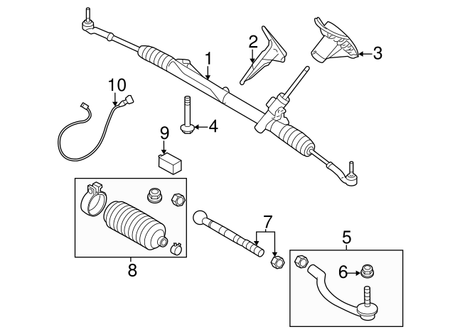 31451035 - Steering Tie Rod End 2007-2018 Volvo | AutoNationParts.com