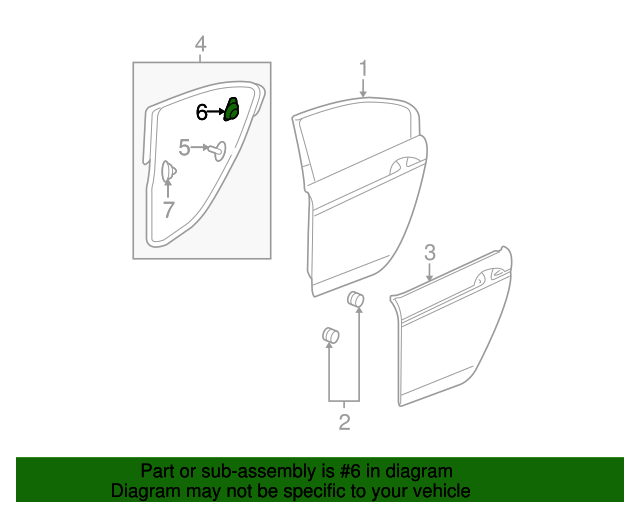 Clip, Panel - Honda (90651-TA0-003) | Cheaper Honda Parts