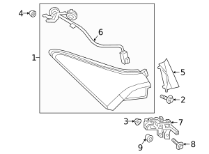 81560-07100 - Combo Lamp Assembly - 2019-2022 Toyota Avalon | OEM ...