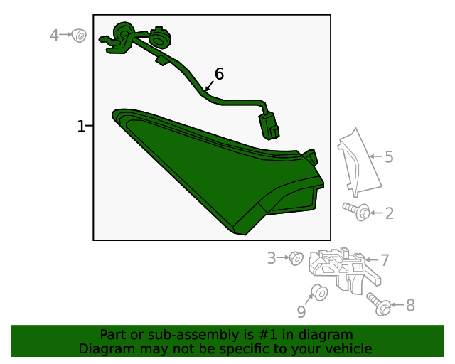 2019-2022 Toyota Avalon Rear Combo Lamp Assembly - PASSENGER SIDE 81550 ...