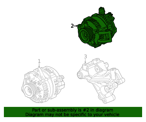 Genuine OEM Ford Part - Alternator LC4Z-10346-A | Genuine OEM Ford ...