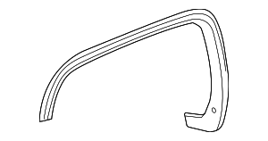 2015-2019 GMC Anthracite Passenger Side Front Wheel Opening Molding ...