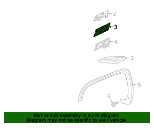 2014-2018 GM Front Fender 4x4 Emblem 23172677 GM | GMPartsDirect.com