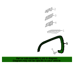 2015-2019 GM Anthracite Driver Side Front Wheel Opening Molding ...