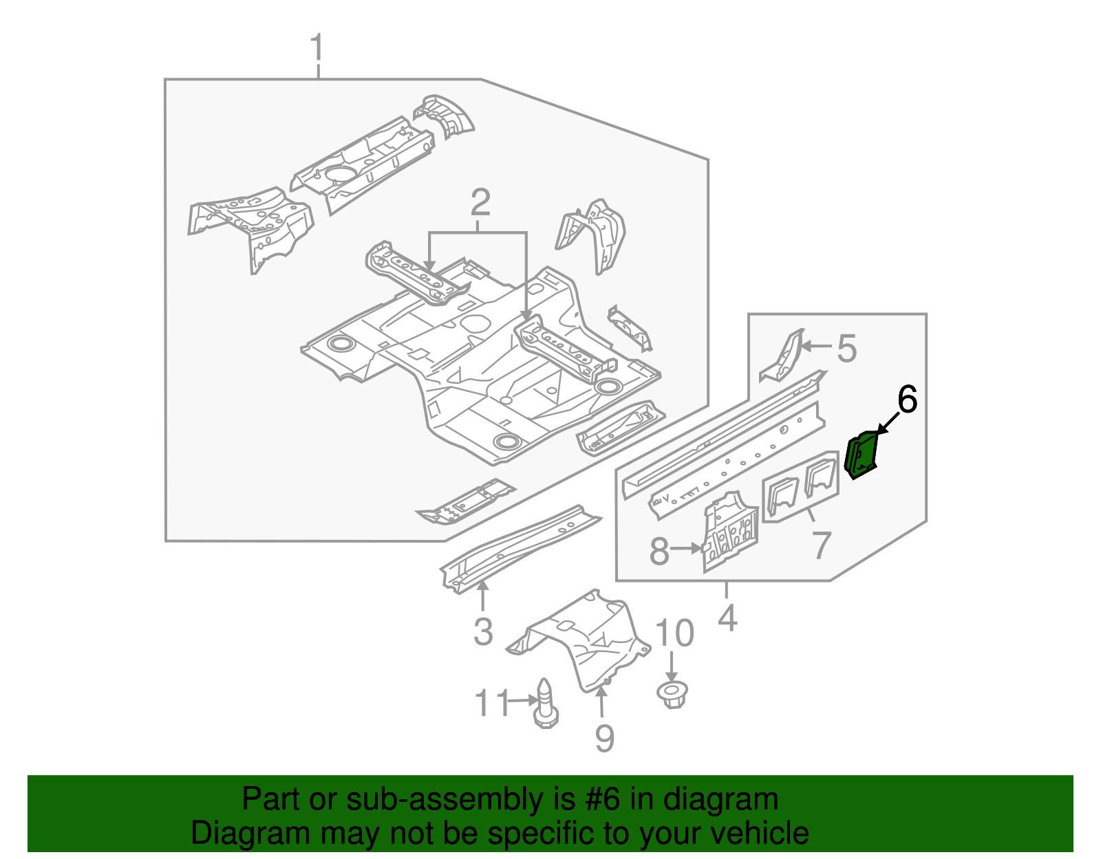 NE51-54-97Y - Anchor Plate 2006-2015 Mazda MX-5 Miata | Florida Mazda Parts