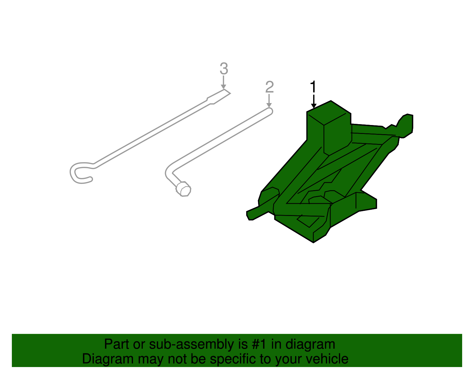 2015-2020 Nissan Rogue Jack 99550-5HA0A | Nissan Parts Central