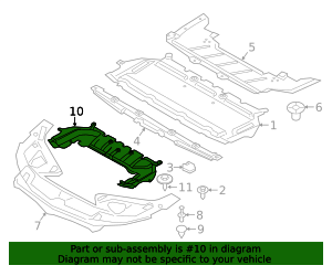 51757463446 - 2020-2025 BMW Under-Body Shield (51-75-7-463-446) | BMW ...