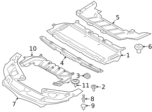 Genuine BMW 51-75-8-075-271 | Splash Shield Adapter | FREE Shipping on ...