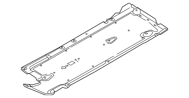 2017-2022 Hyundai Ioniq Under Cover 84145-G2000 | Hyundai OEM Parts ...