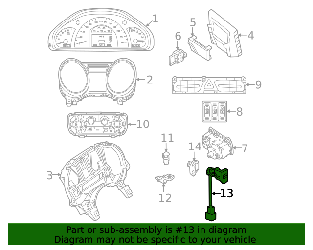 000-906-41-00-64 - USB Port 2013-2018 Mercedes-Benz | AutoNationParts.com