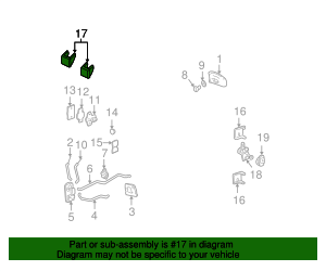 1999-2007 GM Driver Side Front Body Side Door Hinge Kit with Hinge ...