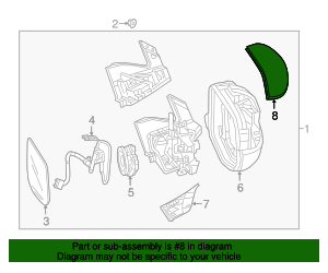 76251-TG7-A11ZP - Housing L (Upper) *NH862M* (Meteor Blast Metallic ...