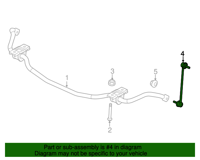 2014-2020 Jeep Cherokee Stabilizer Link 68224732AD | TascaParts.com